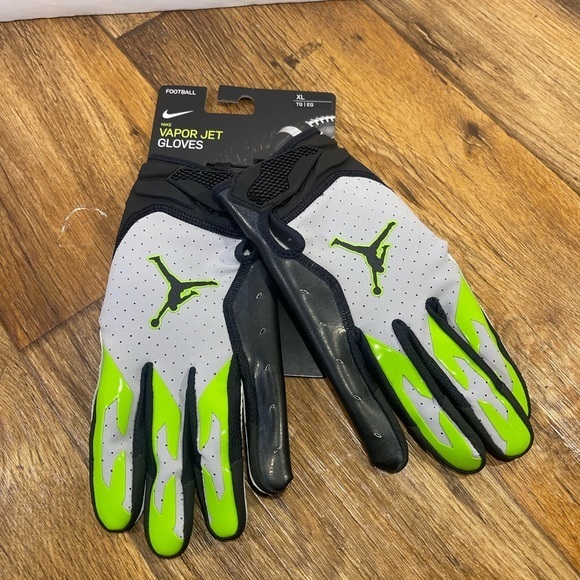 Jordan | Accessories | Nike Vapor Jet Football Gloves Air Jordan Mens ...